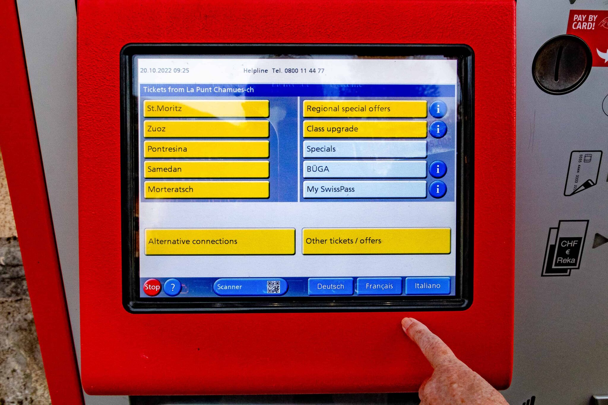 Wo Sie die Swiss Half Fare Card kaufen können, und die Preise für 2025