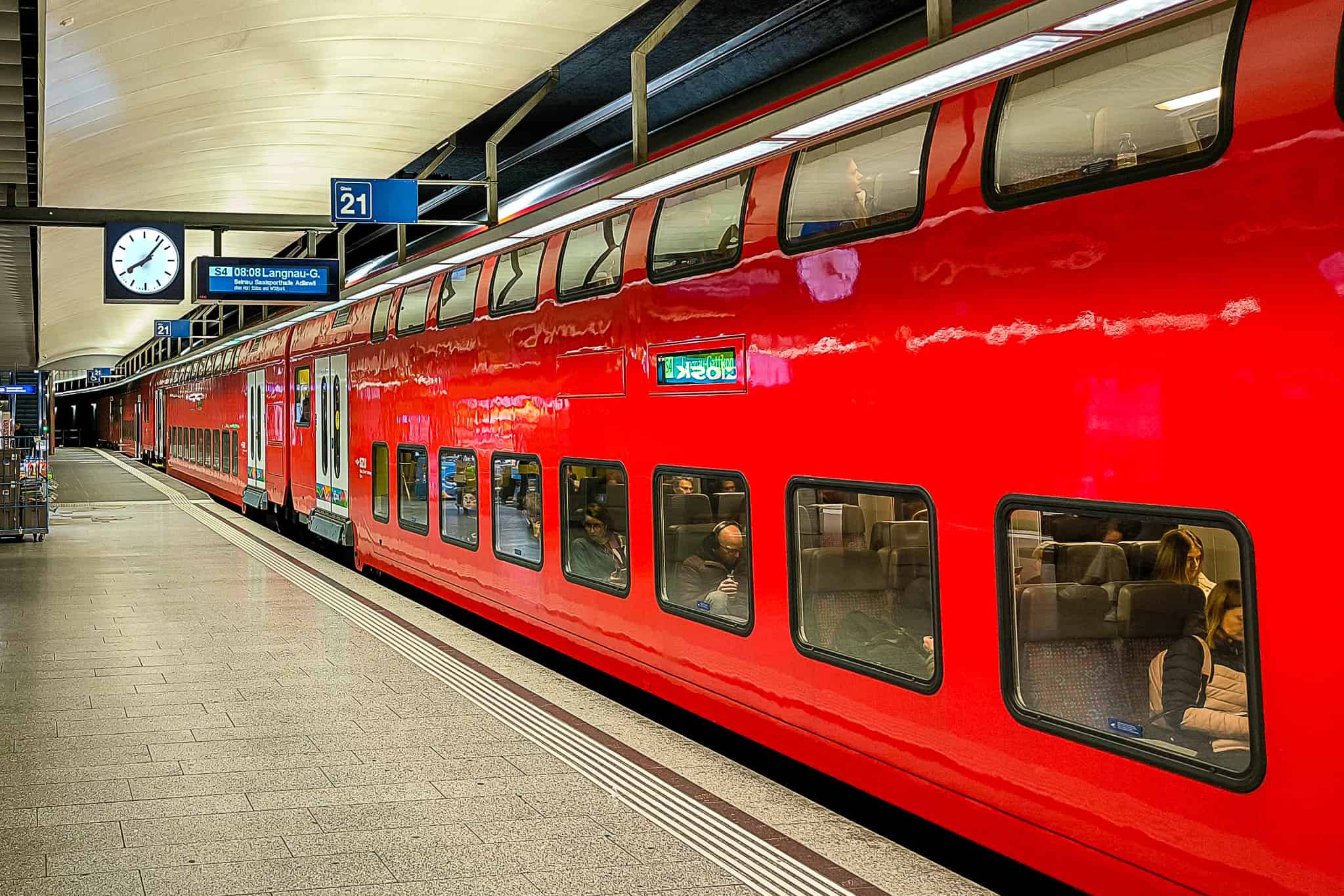 Swiss train types: from international to regional trains